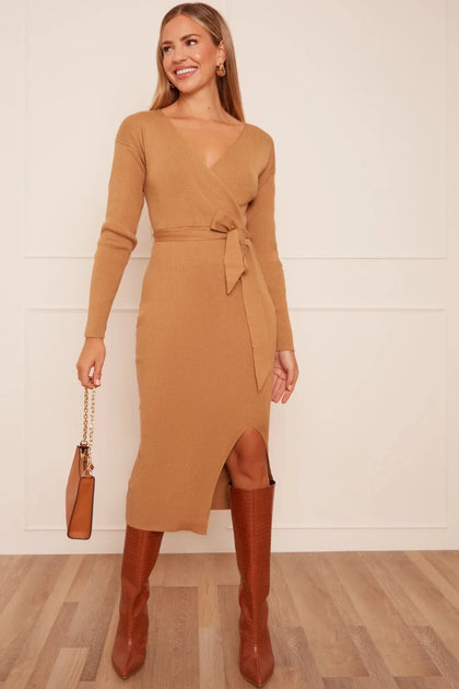 Women's Dresses for every Occasion | She Selected – Tagged "Camel"